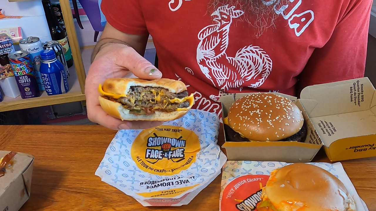 McDonalds Hockey Showdown Menu - YouTube