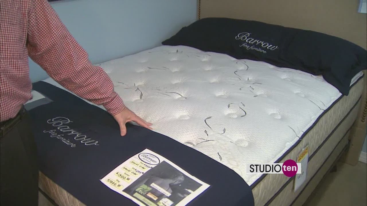 Studio 10: Choosing the right mattress barrow fine furniture - YouTube