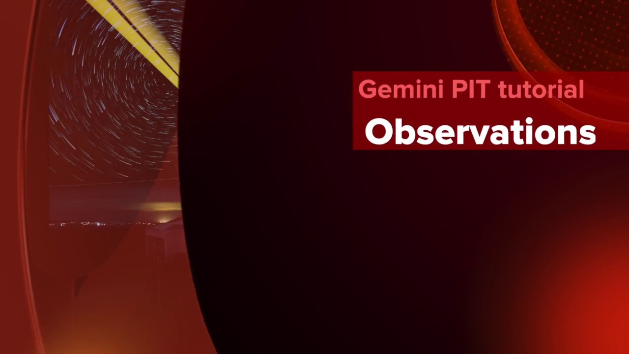 Gemini Observatory Phase I Tool Tutorial - Observations - YouTube