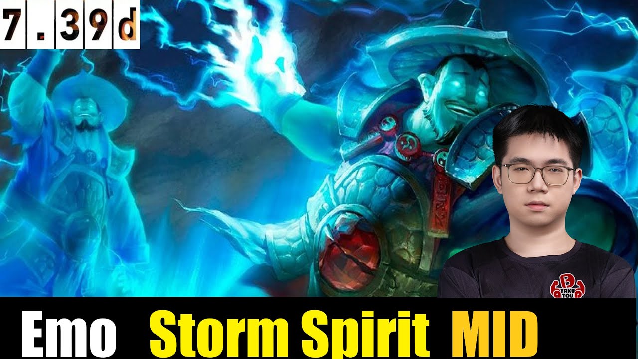 🤯 Emo[Storm Spirit] MID 7.39D - DOTA 2 HIGHEST MMR MATCH#dota2 # ...