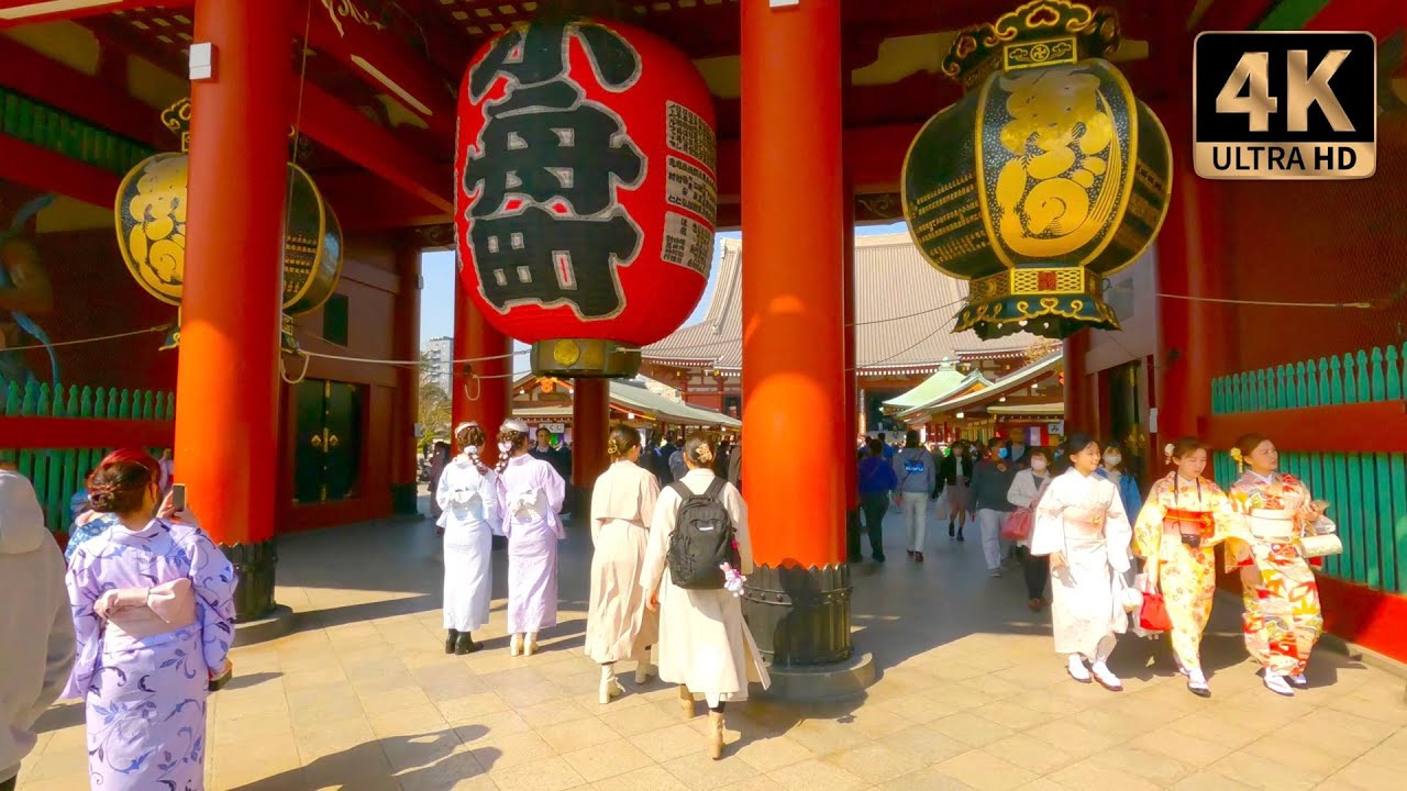 🇯🇵 ASAKUSA - Let's visit SENSOJI and KAMINARI Gate - A very popular ...