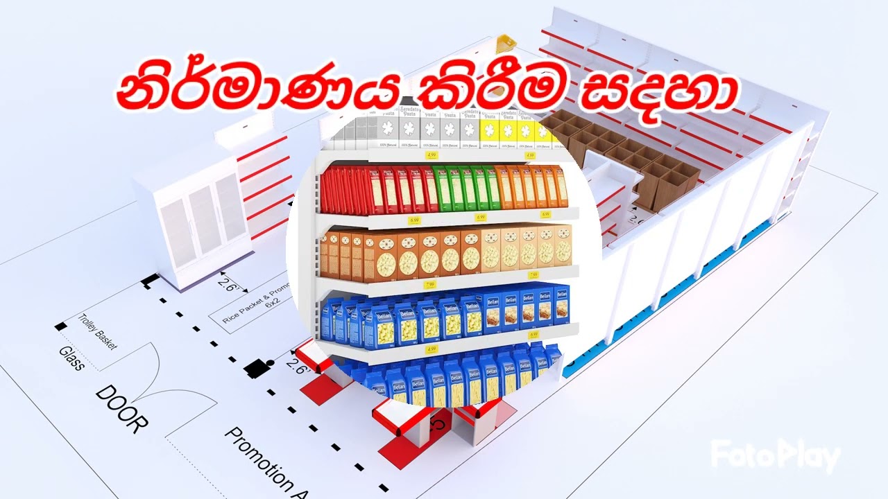 Supermarket Design Sri lanka | Supermarket rack ,Freezer , Cash Counter ...