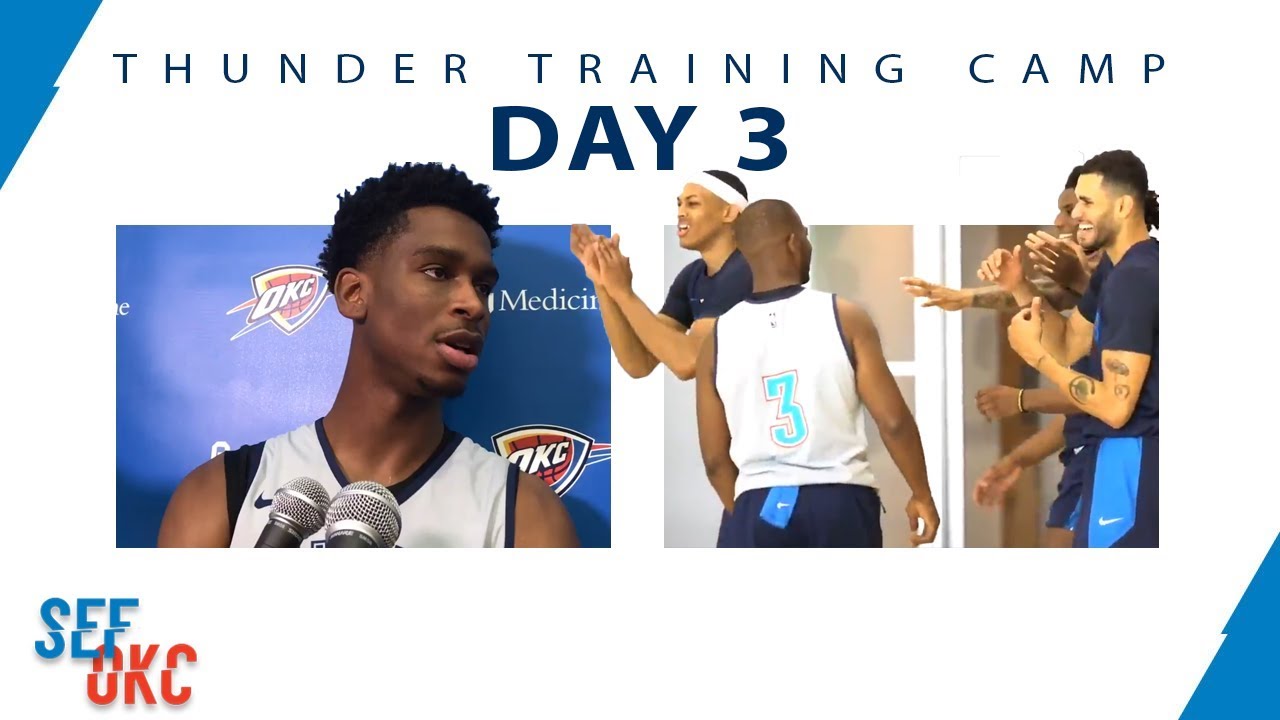 Thunder Training Camp 2019: Day 3 Footage - YouTube