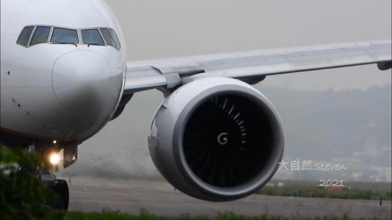 GE90引擎~ 全球最高推力民航發動機 Ultimte GE90 ENGINE ROAR | The World's Most ...