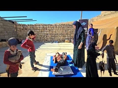 Hard night of Muhammad's family! Hamid Reza is in pain and a kid is left alone in the mountains