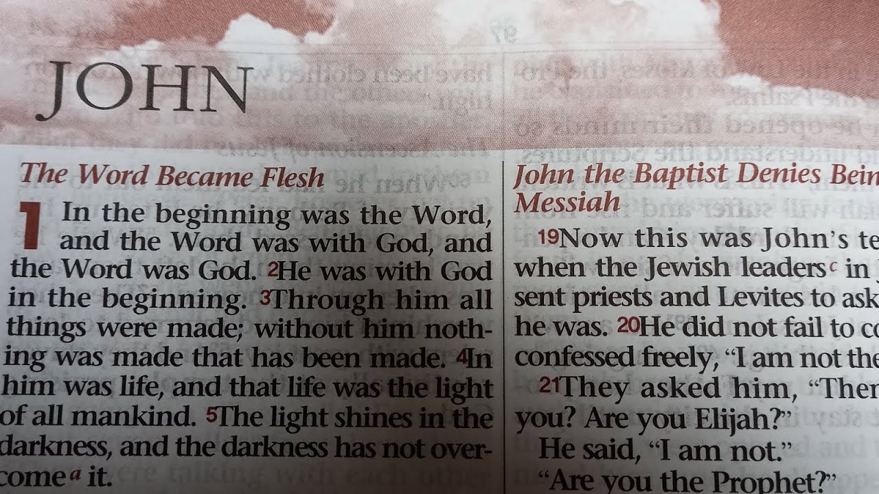 [요한복음 9장] John 9, niv bible - YouTube