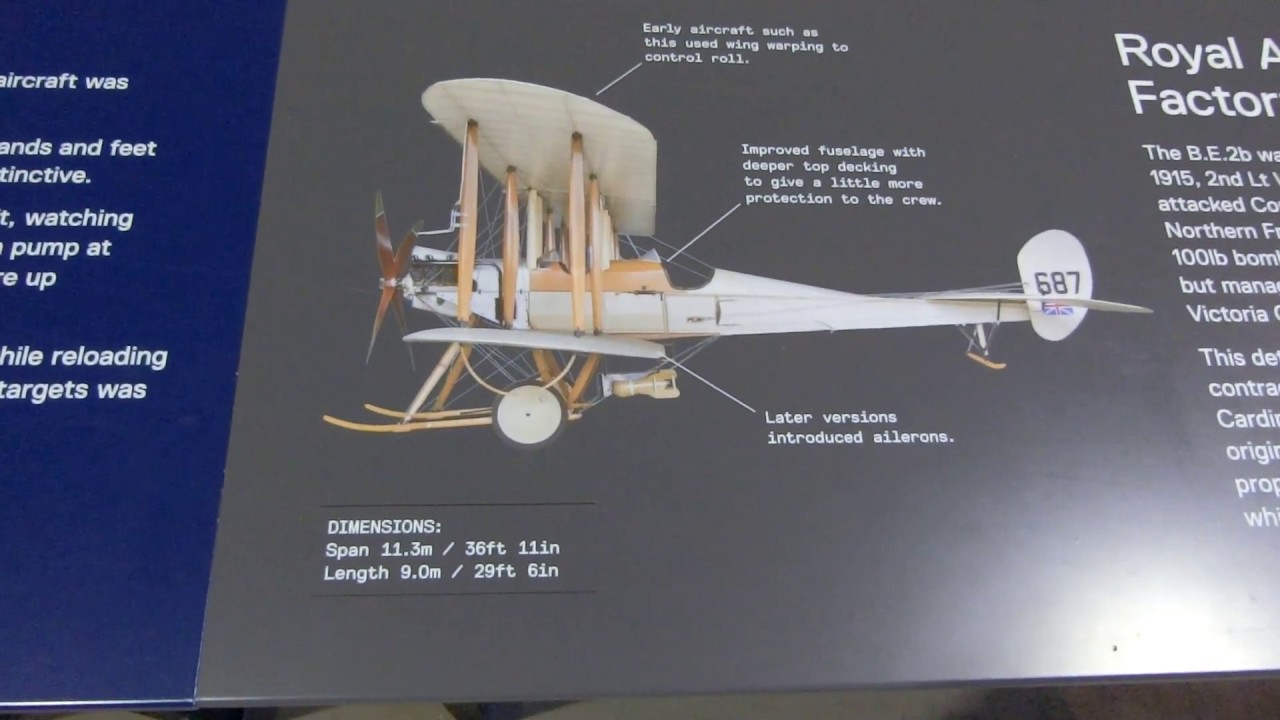 Royal Aircraft factory F.E.2b 1915-9 RAF Museum London - YouTube