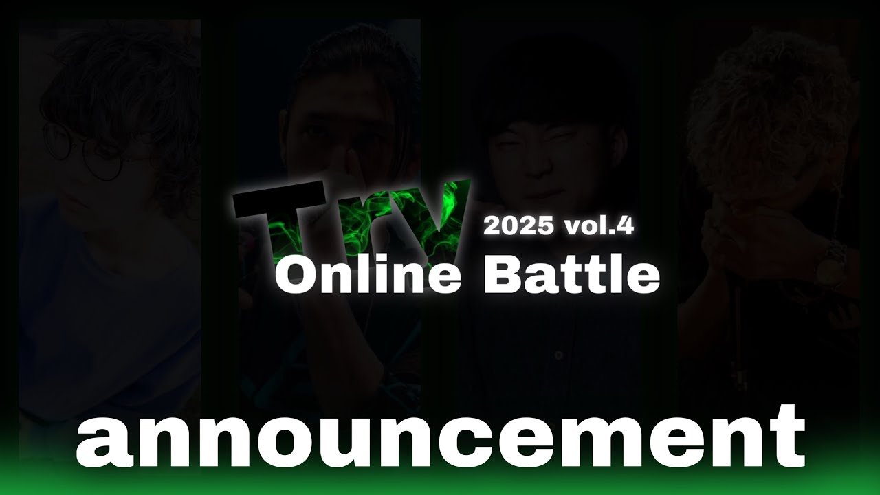 Try Online Battle 2025 vol.4 | announcement - YouTube