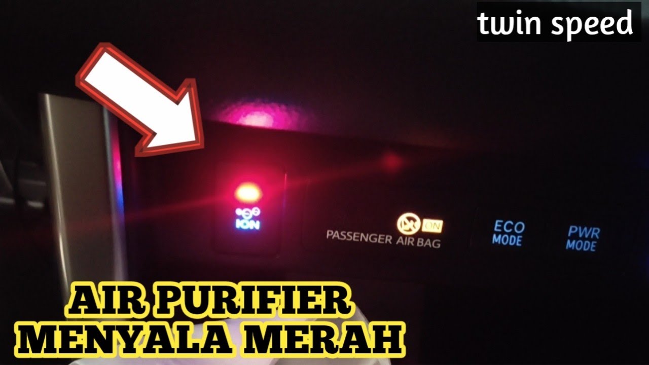 CARA MENGATASI INDIKATOR AIR PURIFIER TOYOTA INNOVA MENYALA MERAH - YouTube
