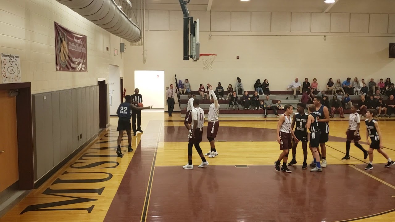 Game 3 BLMS Mustangs vs HHIMS Stingrays 1st quarter - YouTube