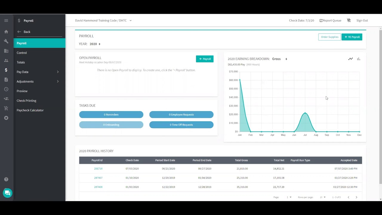 Payroll - The Payroll Dashboard - YouTube