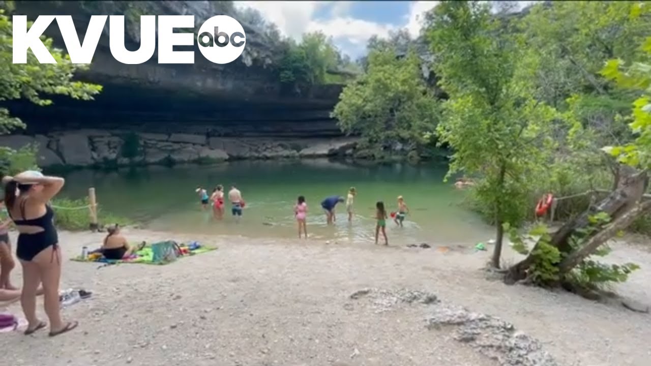 Swimmers are back at Hamilton Pool - YouTube