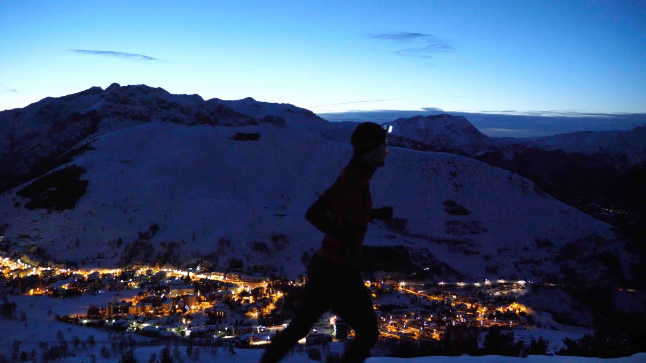 Training by night pour le Night Snow Trail 2020 - YouTube