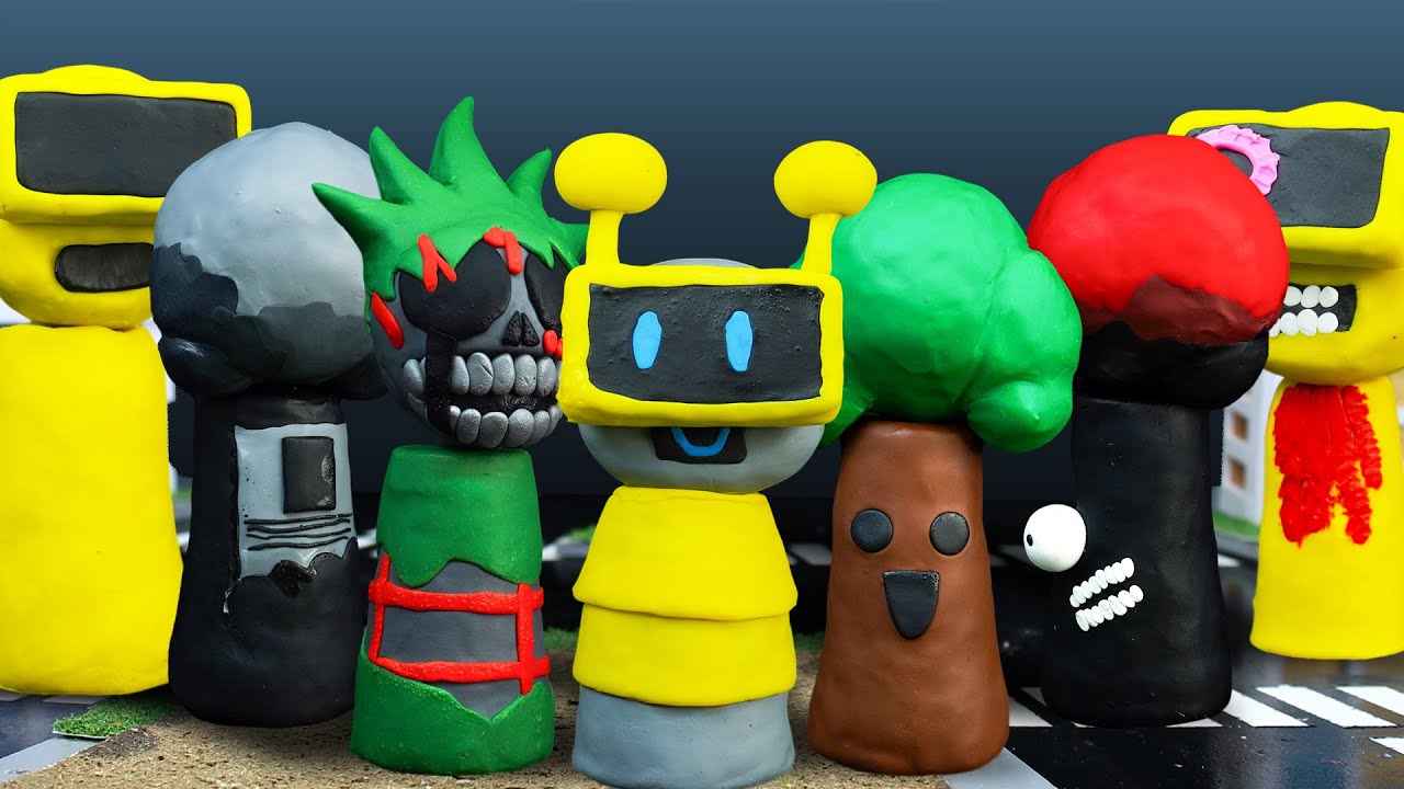 Action SPRUNKI MINI FIGURE Clay Collection Tutorial | Part 2 - YouTube