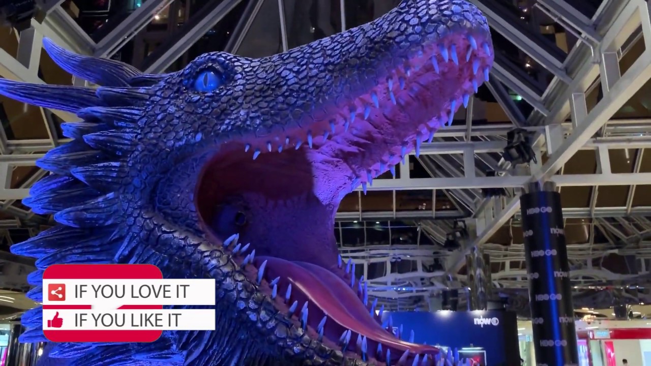 🔴 Game of Thrones GoT Drogon (Dragon) Huge Statue in Hong Kong - YouTube