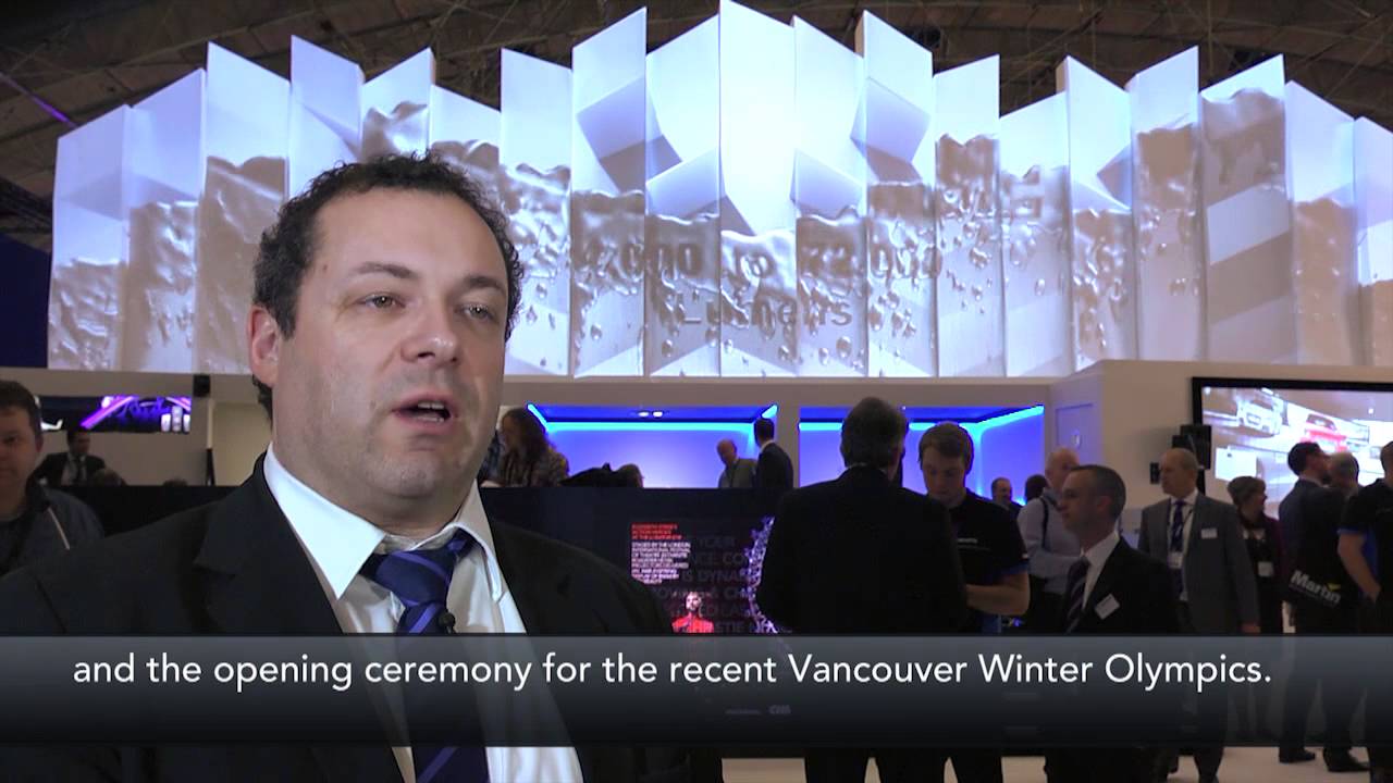 ISE 2013: Christie's stunning video mapping display - YouTube