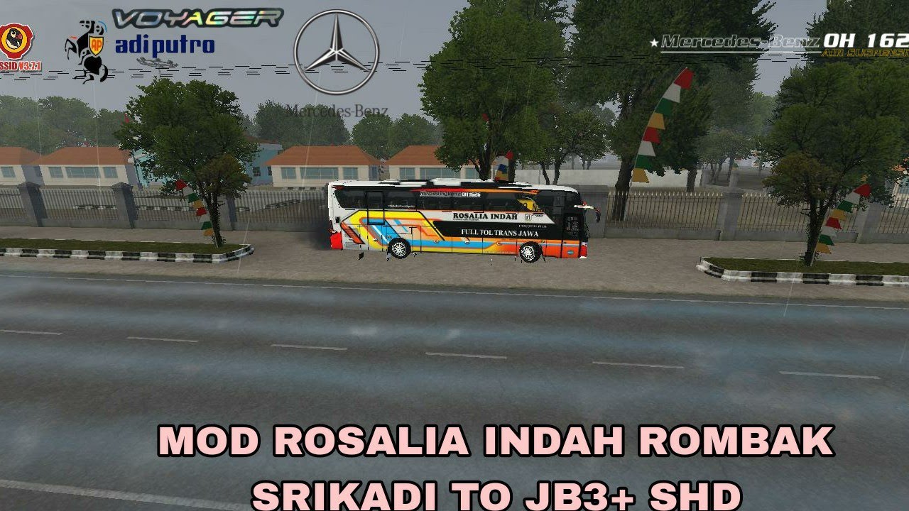 MOD ROSALIA INDAH SRIKANDI ROMBAK JB3+ SHD | BUS SIMULATOR INDONESIA ...