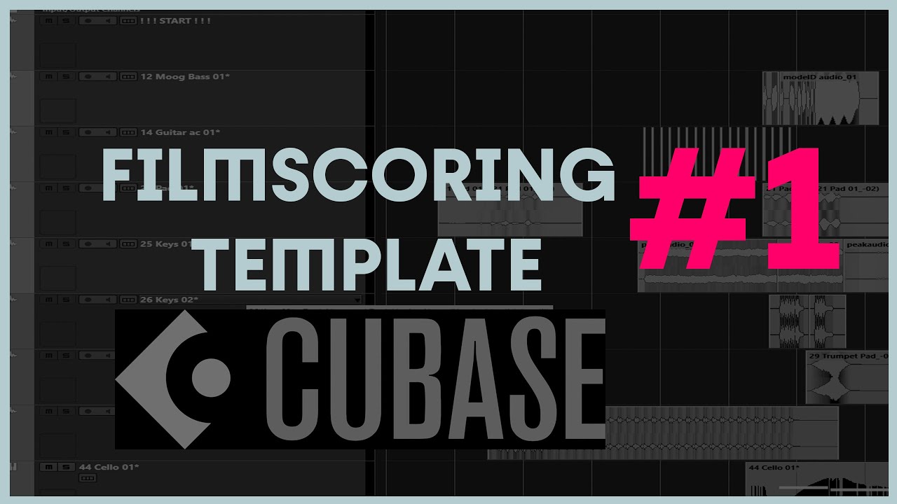 Filmscoring TEMPLATE for Cubase | How to build a MODULAR composing template PART 1 - YouTube