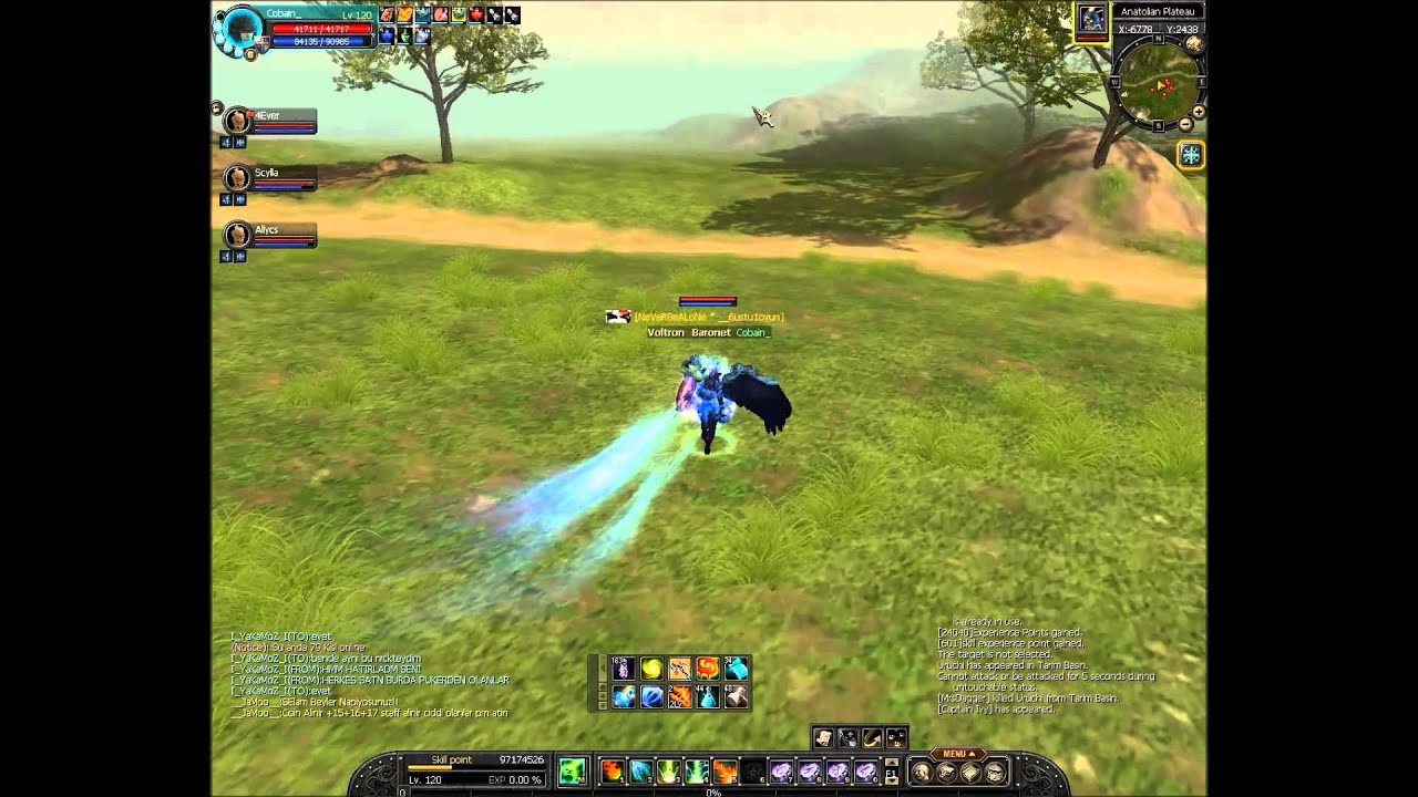 Silkroad # Captain Ivy 1 hit (1.4b) - YouTube