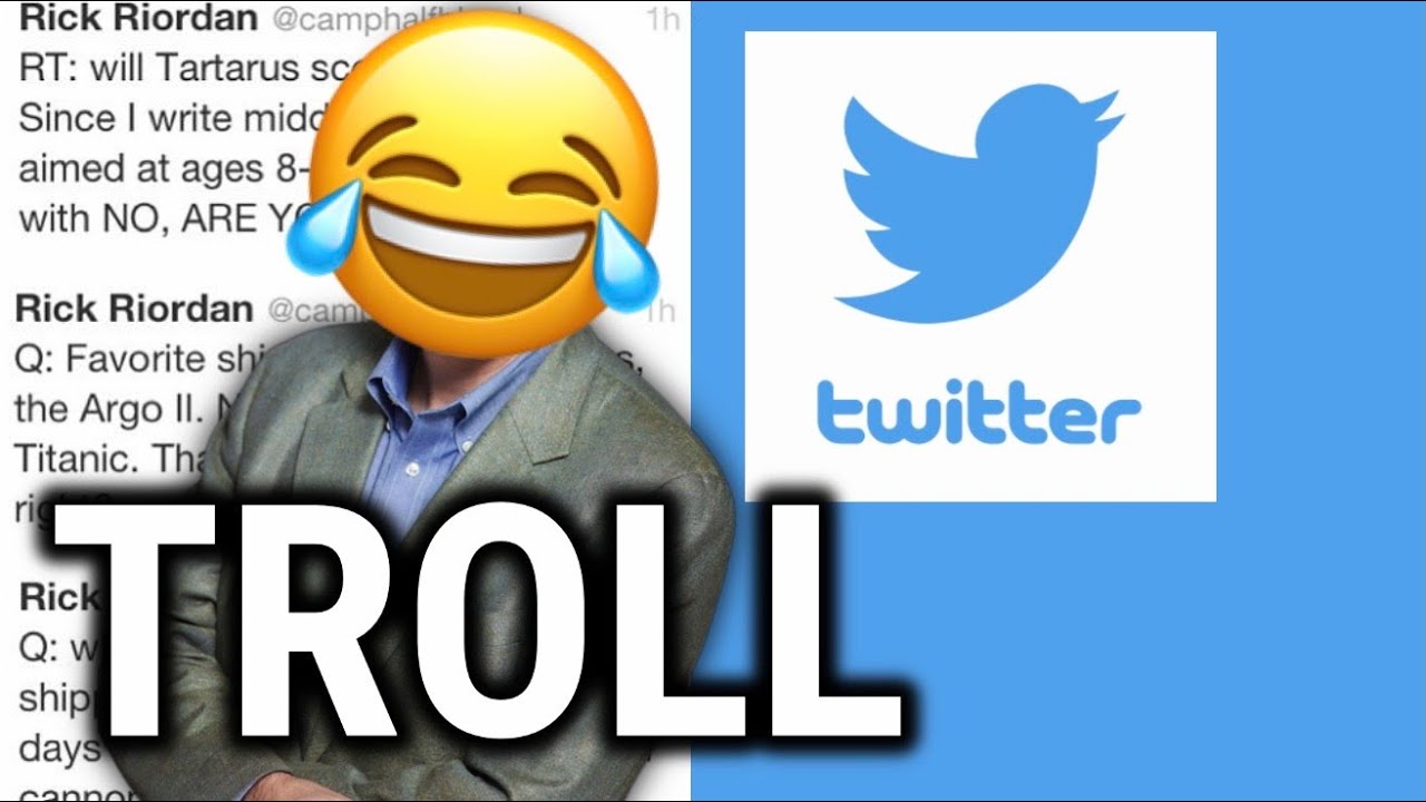 Reading My Favorite RICK RIORDAN Tweets - YouTube