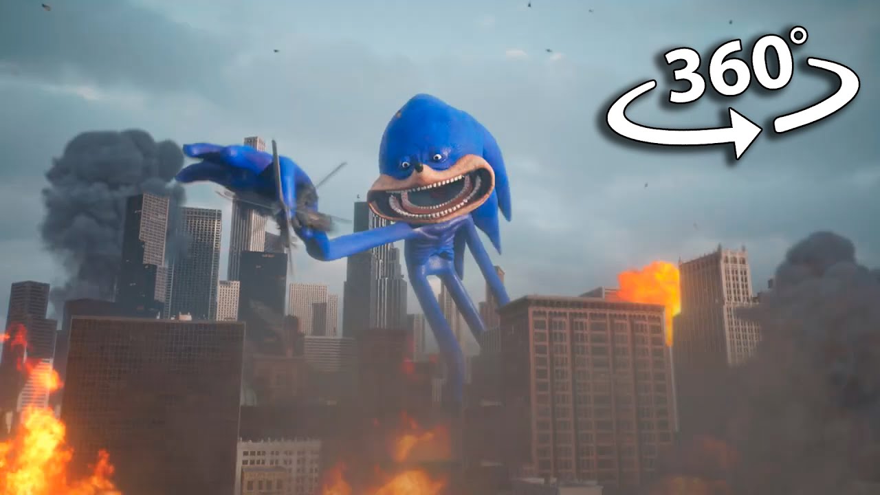SHIN SONIC TAPES TO REAL LIFE!!! 360° VR Video | 8K - YouTube