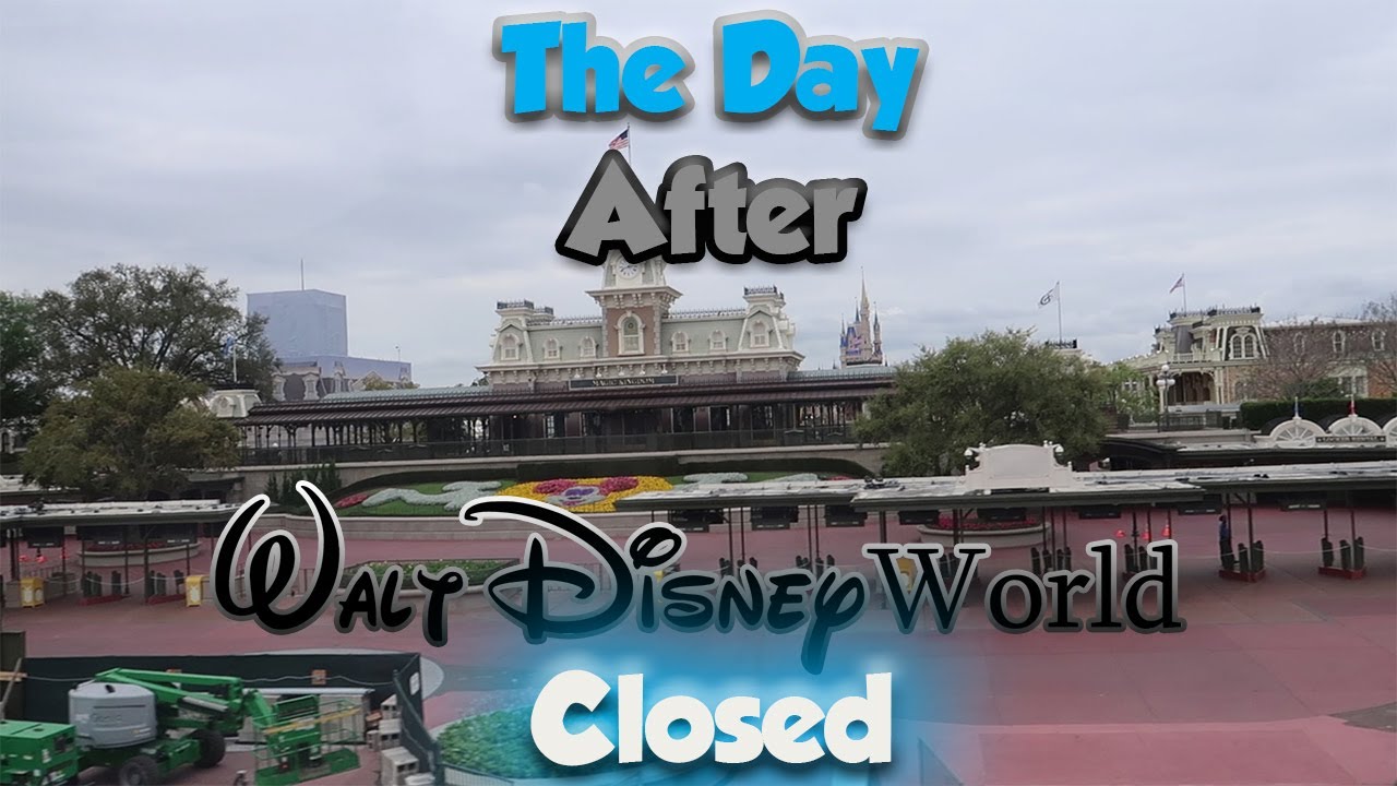 The Day After Walt Disney World Closed Due To Coronavirus Disney the-day-after-walt-disney-world-closed-due-to-coronavirus-disney