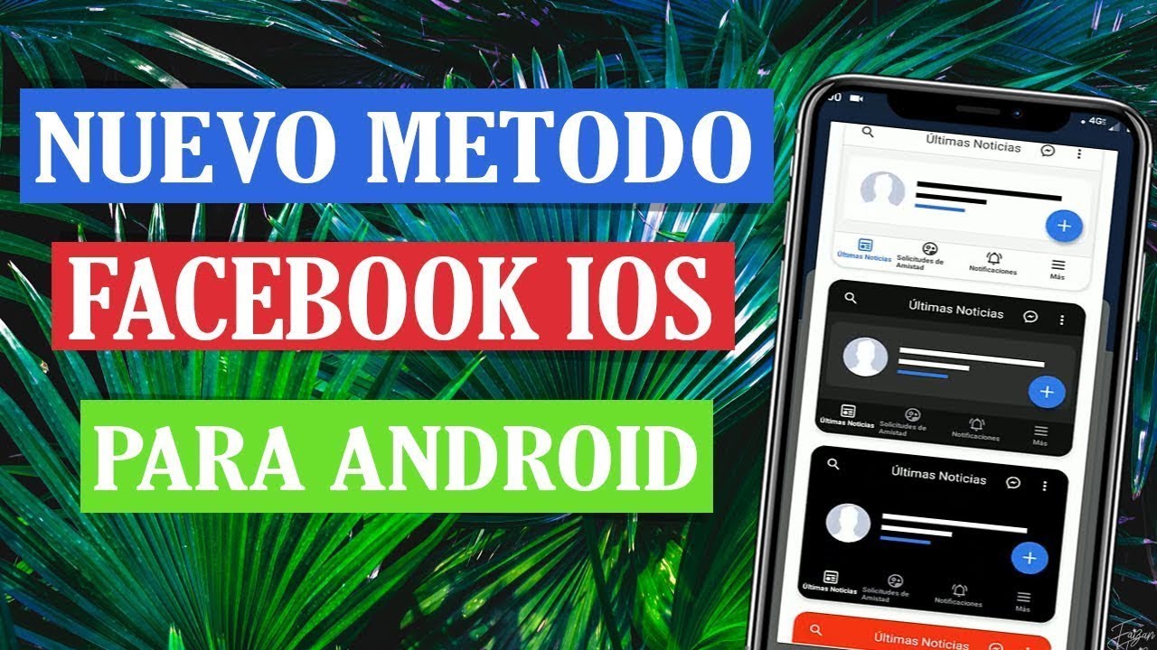 💥Nuevo FACEBOOK estilo IPHONE 2024 📱 Transforma tu ANDROID - YouTube