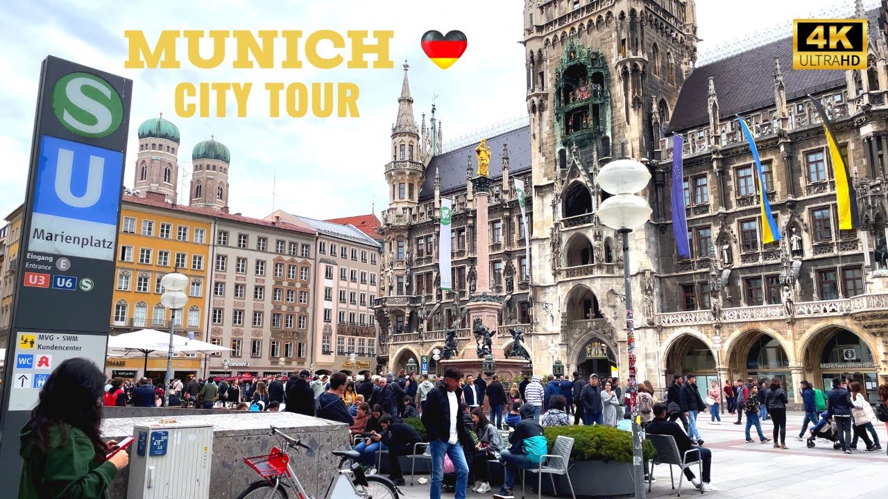 Munich, Germany 🇩🇪 Downtown - 4K City Walking Tour (Oktober 2022) - YouTube