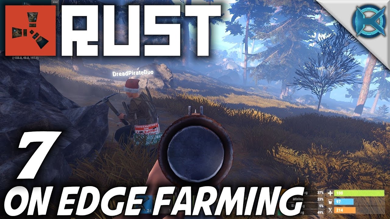 Rust | EP 7 | On Edge Farming | Let's Play Rust Gameplay (S-8) - YouTube