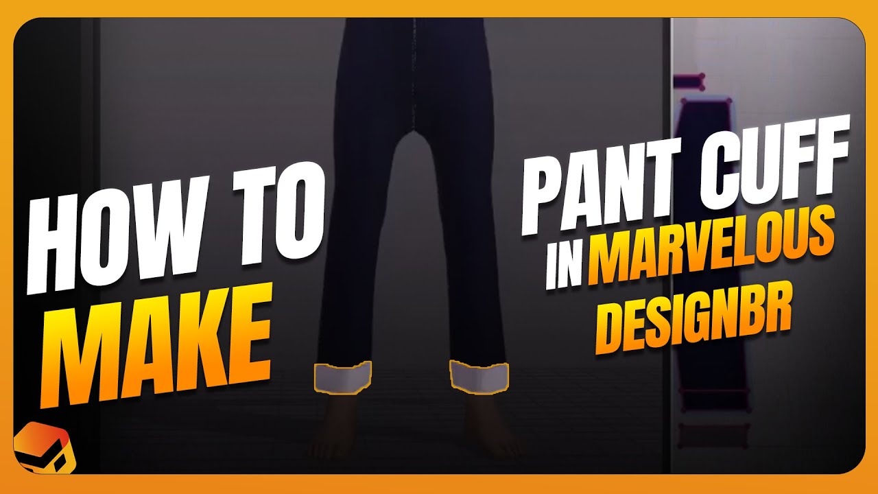 3 Secrets to Create FLAWLESS Pants Cuff in Marvelous Designer - YouTube