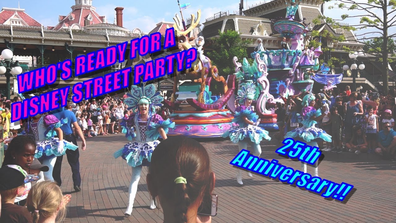 Euro Disney Characters Street Parade 25th Anniversary 2018 - YouTube