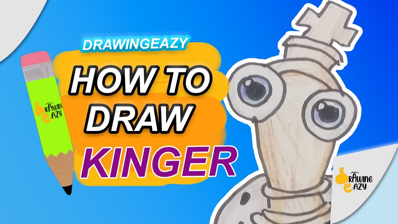 How to Draw Kinger The Amazing Digital Circus - YouTube