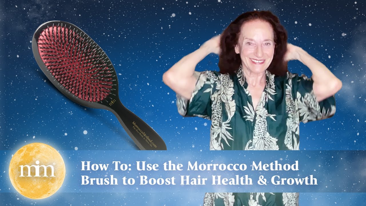 How To: Use the Morrocco Method Brush for Hair Growth | TAMIR - YouTube