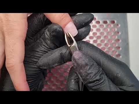 Процес виконання манікюру на клієнтці від початку і до кінця. - YouTube
