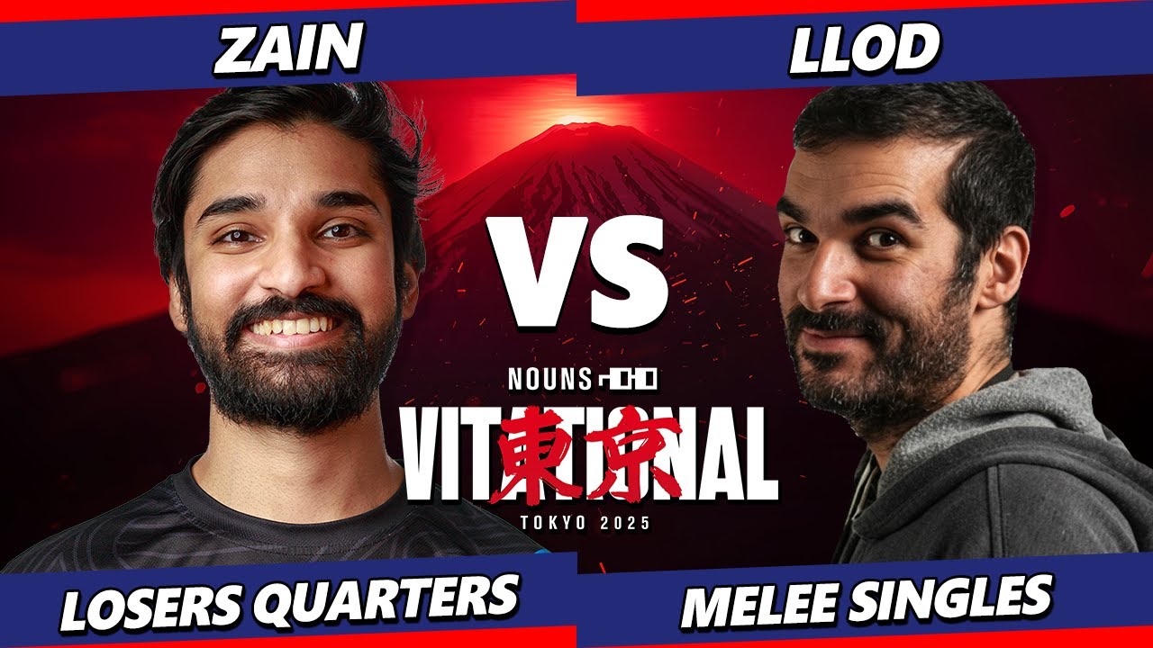 Nounsvitational 2025 TOP 8 - Llod (Peach) Vs. Zain (Marth) Smash Melee ...
