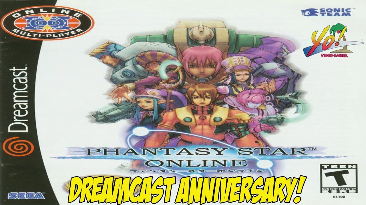 Dreamcast Anniversary! Phantasy Star Online Part 1 - YoVideogames - YouTube