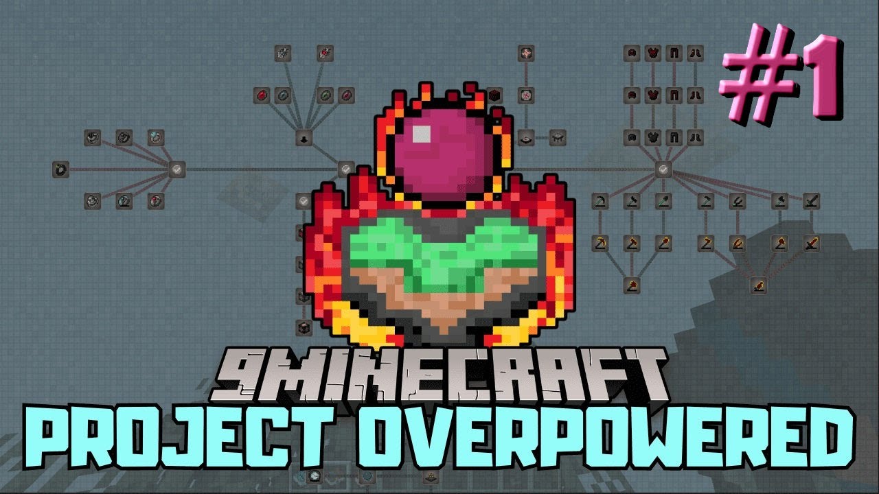 SKYBLOCK - PROJECT OVERPOWERED - MİNECRAFT MODPACKS | Bölüm 1 - YouTube