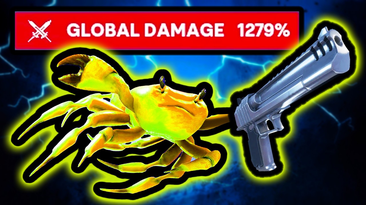 THAT'S A LOT OF LIGHTNING DAMAGE in Crab Champions - YouTube
