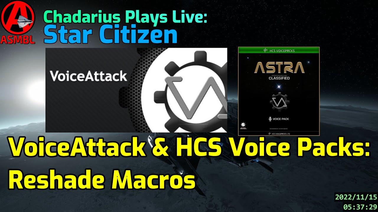 VoiceAttack & HCS Voice Packs: Reshade Macros - YouTube