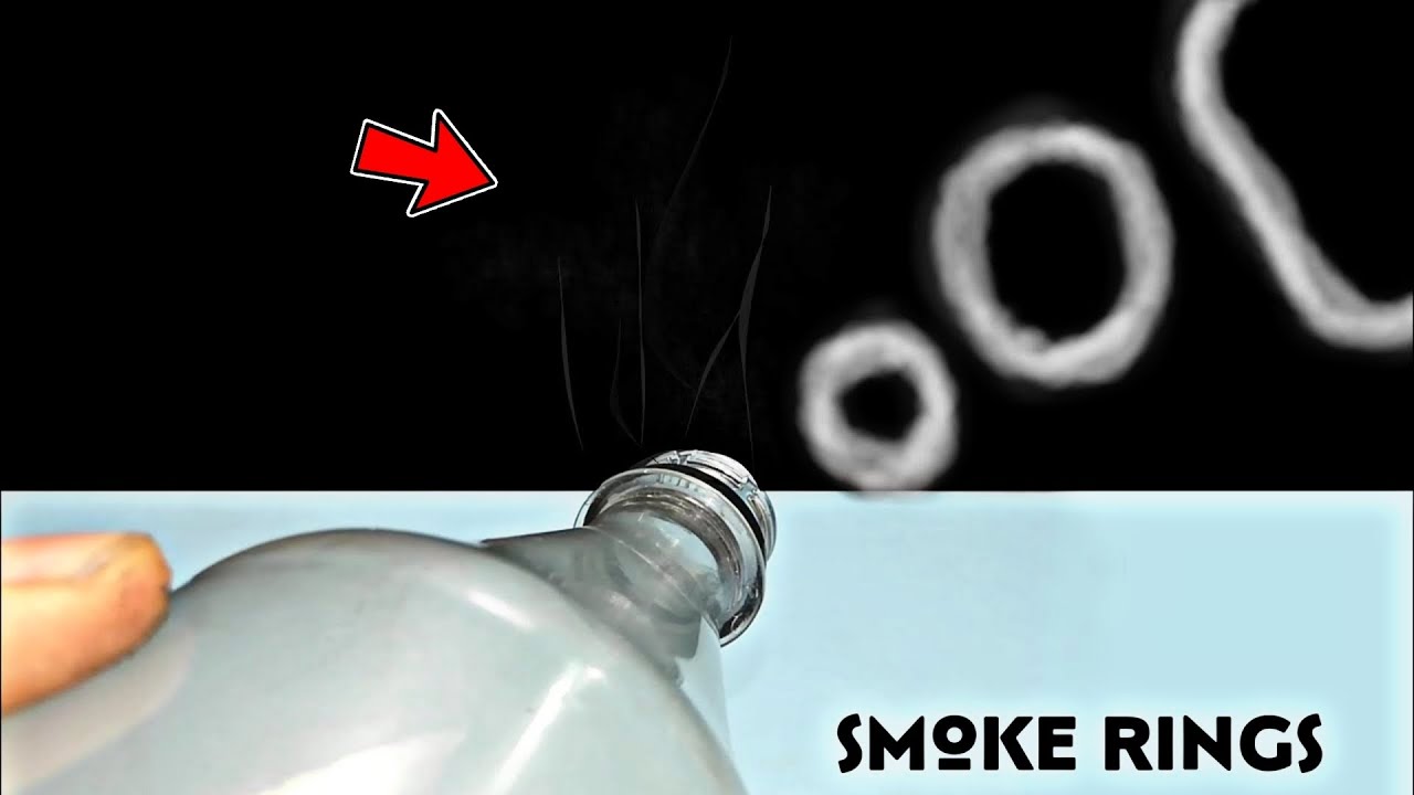 खाली बोतल से बनाए धुएं के छल्ले, How to make Smoke Rings with water ...
