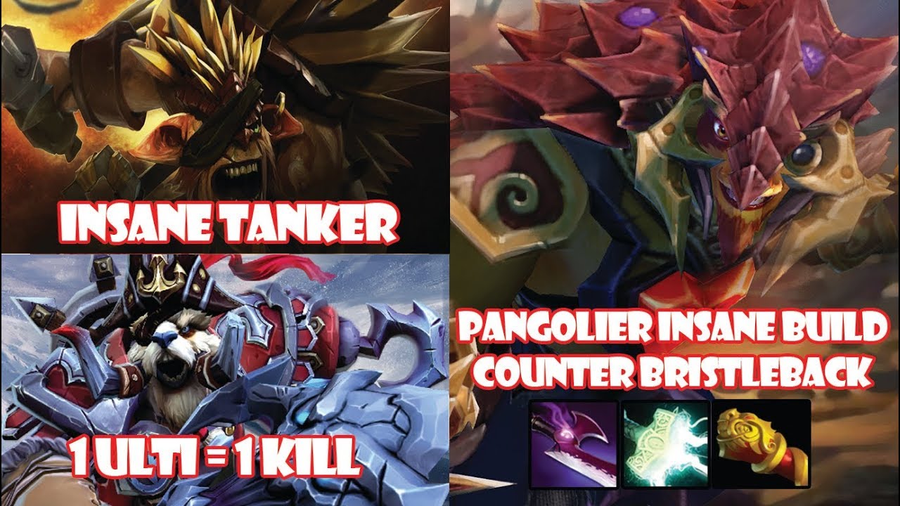 4T3M Pangolier Vs Insane Tanker Bristleback + 1 Ulti 1 Kill Tusk | 4T3M ...