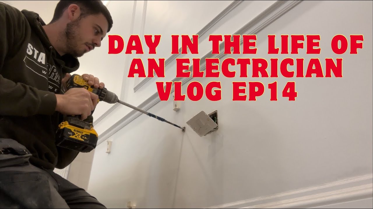 Day in the life of an electrician Vlog Ep14 - YouTube