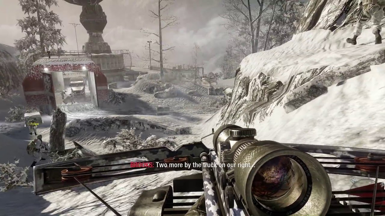 Call of Duty Black Ops Winter Stealth Mission - YouTube