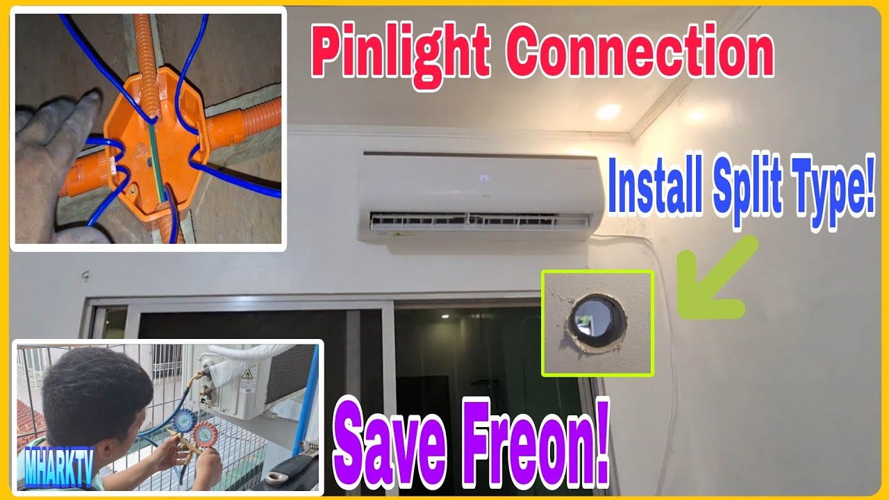 How to save freon in split type aircon? | Mharktv - YouTube