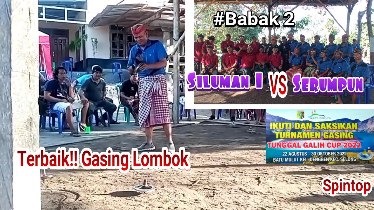[Babak 2] Gasingnya Sampe Patah!, Serumpun VS Siluman 1 | Gasing Besi ...