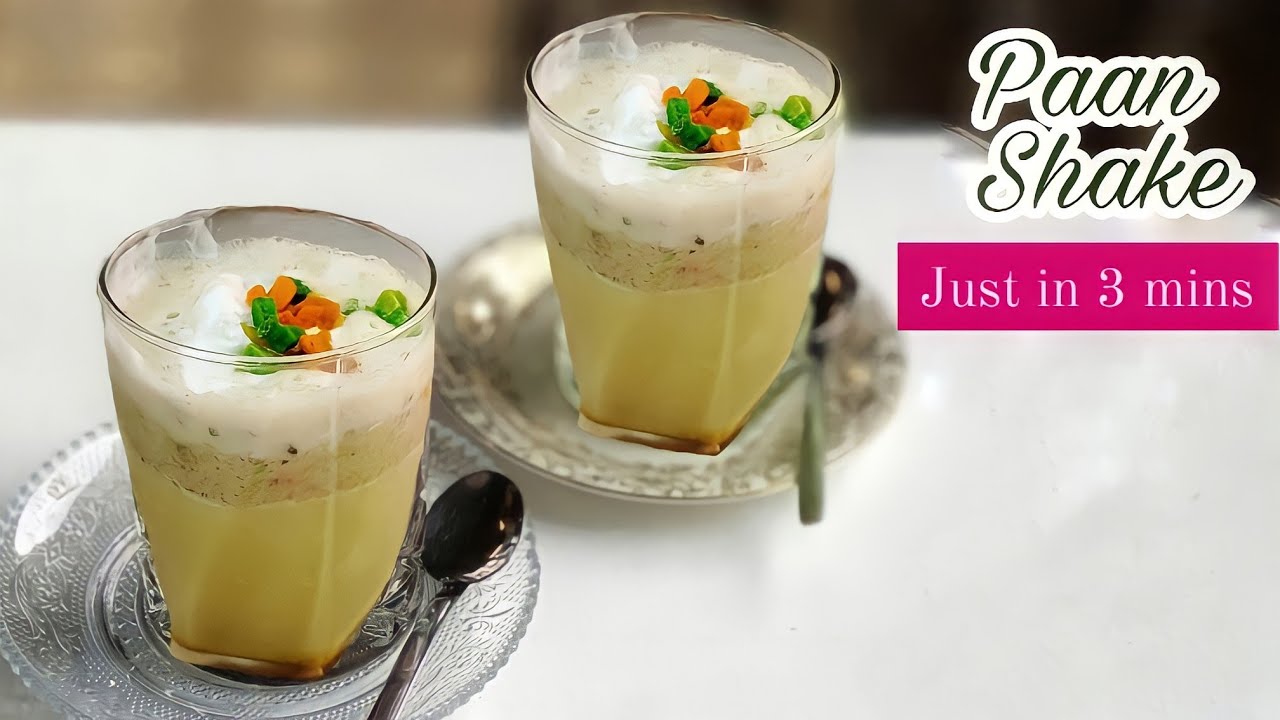 Paan Shake || Paan Gulkand Shake Recipe By Flavourful Spices - YouTube