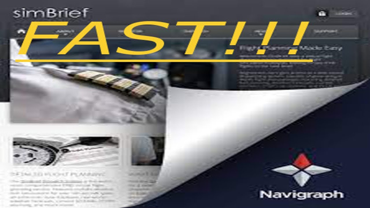 How to: Simbrief Navigraph Integration | Quick Start Guide - YouTube