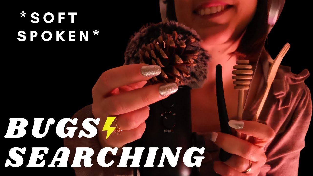 ASMR - 3 HOURS BUGS SEARCHING with up close SOFT SPOKEN | FAST fluffy ...