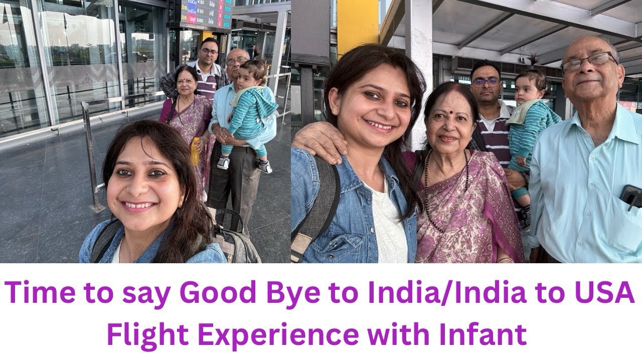 Returning back to USA॥India to USA flight॥Air India Experience not so ...