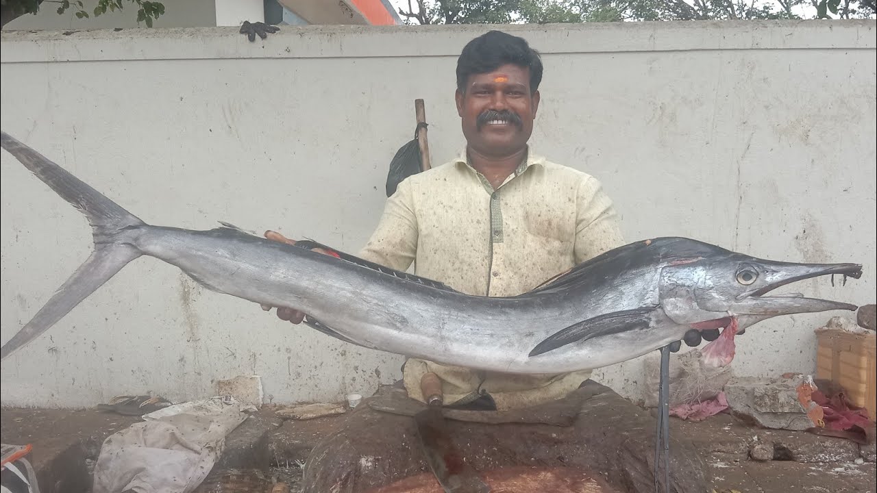 mayil kola fish cutting - YouTube